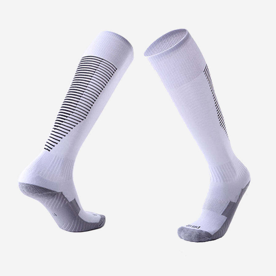 Personalize Football Soccer Match Socks II – White&Black – CasualSelect